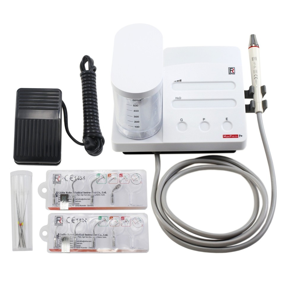 Dental Ultrasonic Piezo Scaler EMS PIEZON LED Handpiece Automatic Water ...