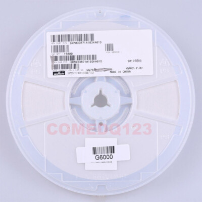 15000PCS/Reel 0201 10nF 10V X7R ±10% GRM033R71A103KA01D Ceramic ...