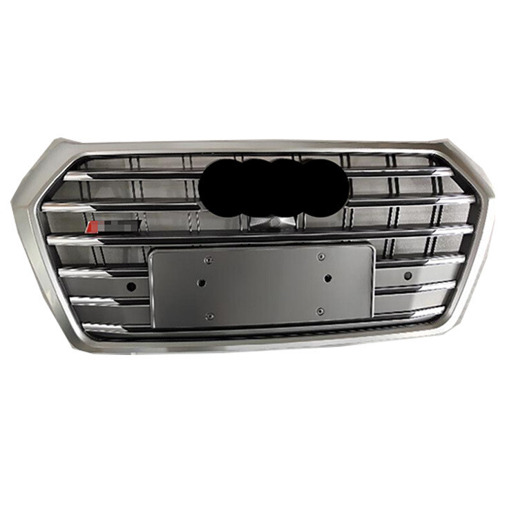 For 2018 2019 2020 Audi Q5 SQ5 RSq5 Front bumper Grille Grill Grey ...