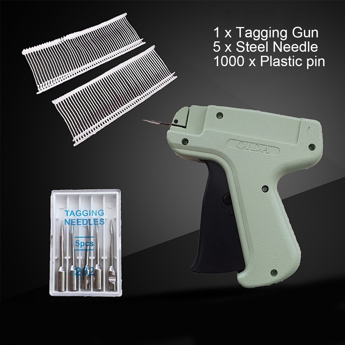 Clothes Tagging Gun Price Tag Machine with 5 Steel Needles with1000 ...