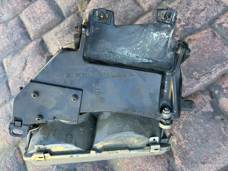 1997-2000 Chevrolet Corvette C5 Left Headlight Assembly Parts | Black ...