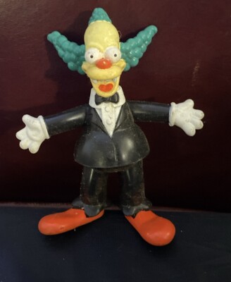 Vintage Simpsons Krusty the Clown Vampire Figure - 2001 Burger King ...