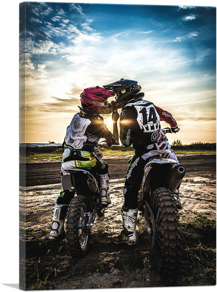 Motocross Girl On Bike