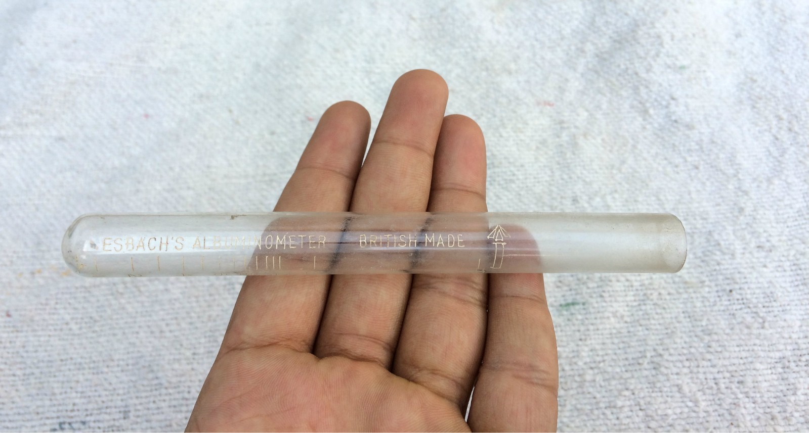 Vintage Esbach's Albuminometer Glass Tube British Make G1094 | eBay