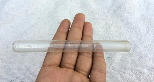 Vintage Esbach's Albuminometer Glass Tube British Make G1094 | eBay