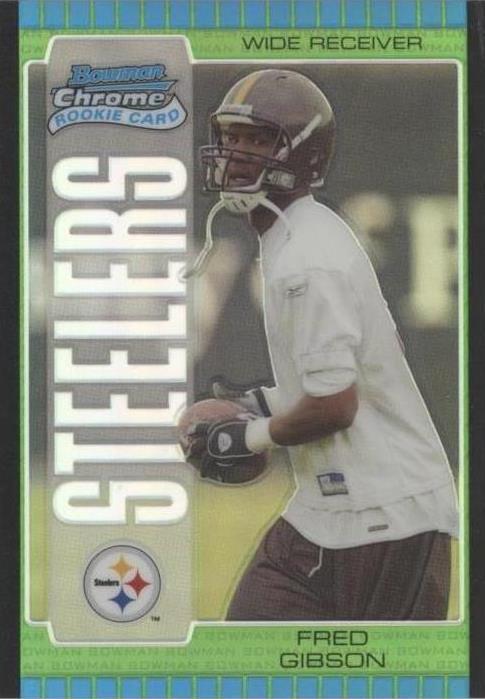 2005 Bowman Chrome - Fred Gibson #129 Green Refractor /399 (RC) for ...