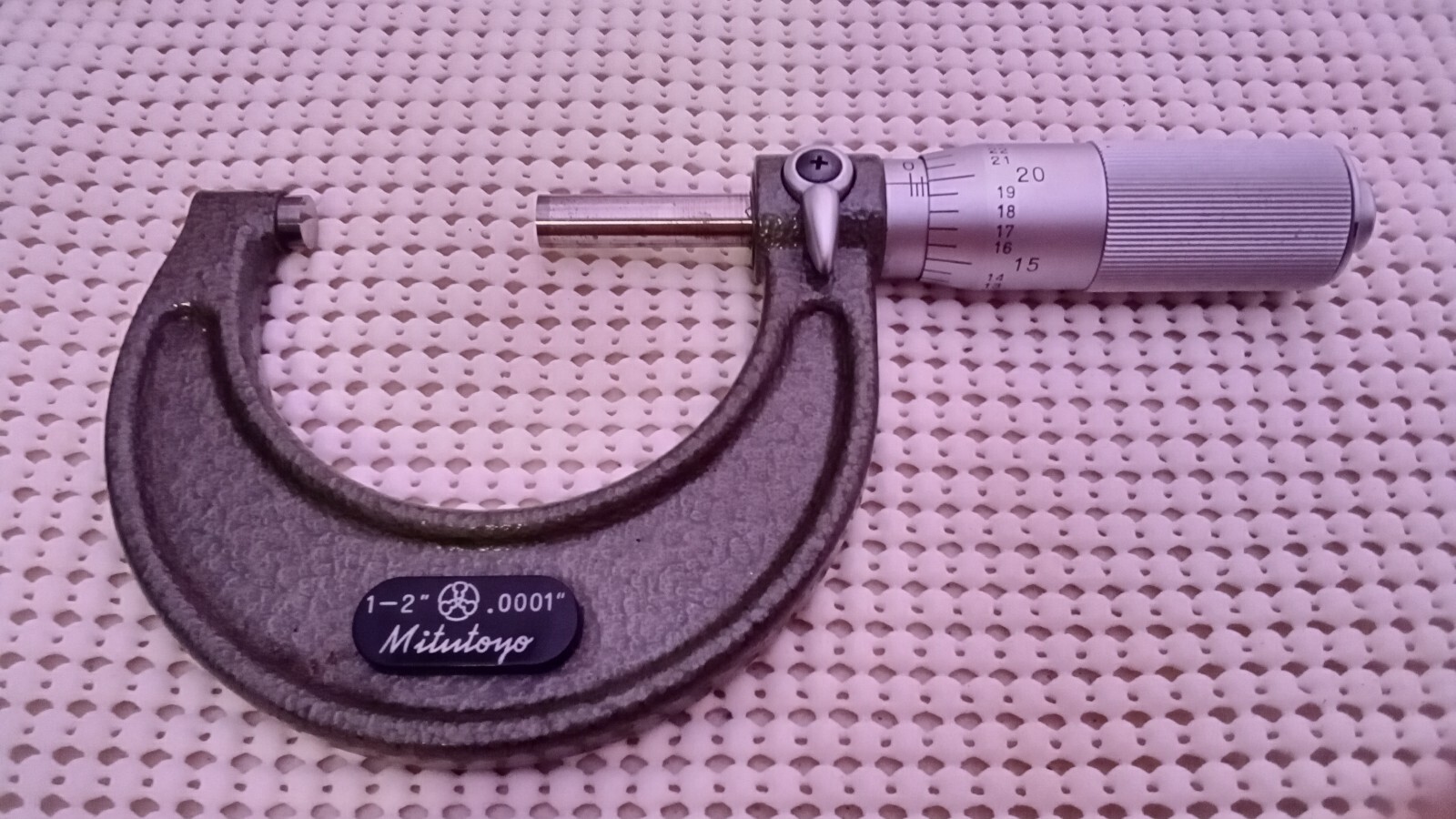 Mitutoyo MICROMETER 1-2" MACHINIST Tools Precision Measuring Instrument ...