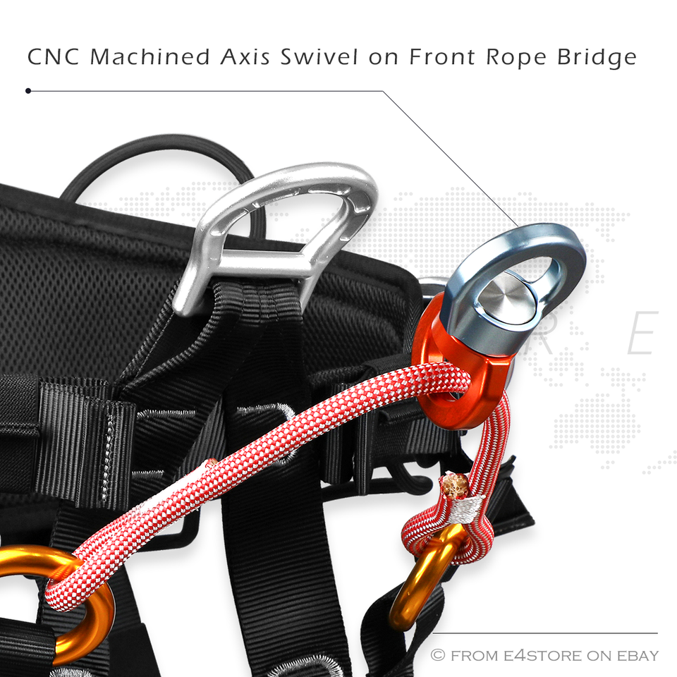 Tree Climbing Saddle Arborist Sit Harness S Black | eBay