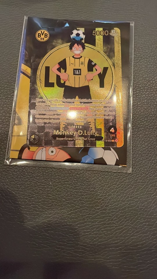 One Piece X BVB Promo Karte Monkey D. Luffy Card ST13-003 | eBay