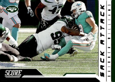 2023 Score #10 Quinnen Williams Sack Attack Orange | eBay