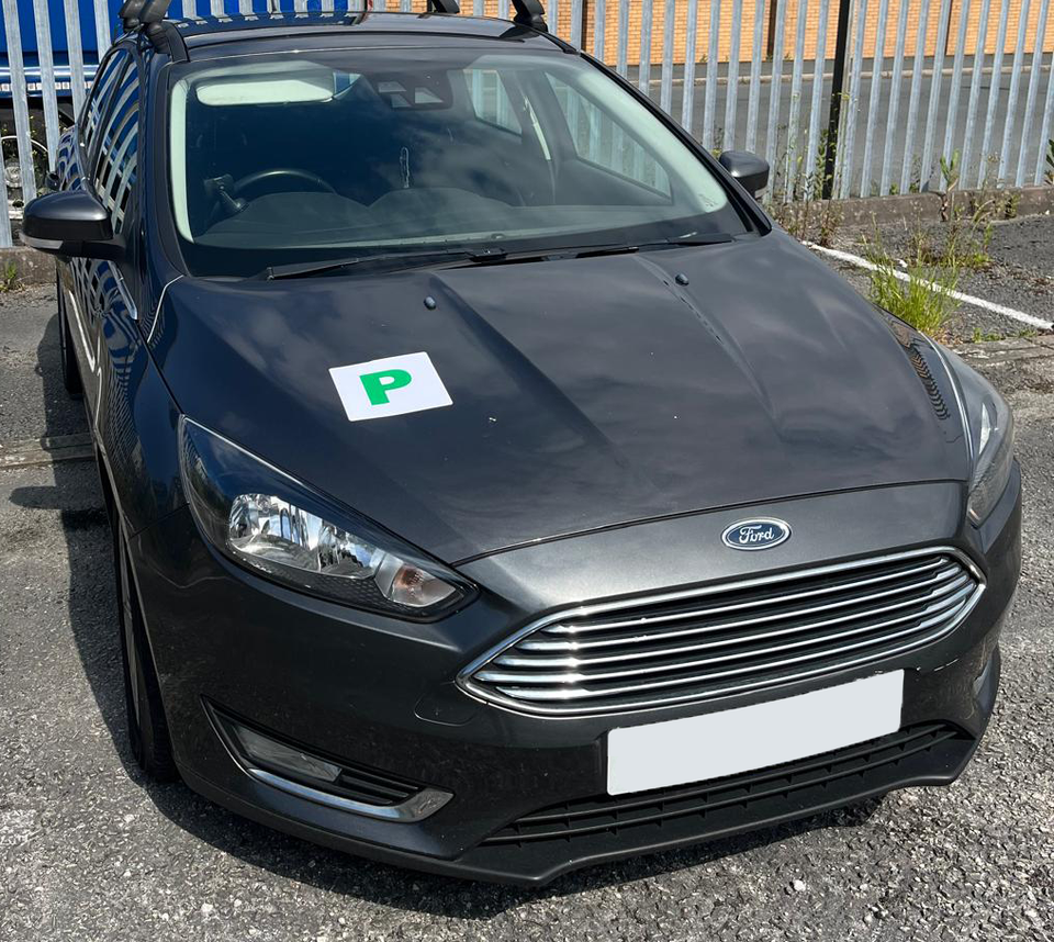 2 x P Plates Just Passed Learner Plates - Legal Size - Self Adhesive ...