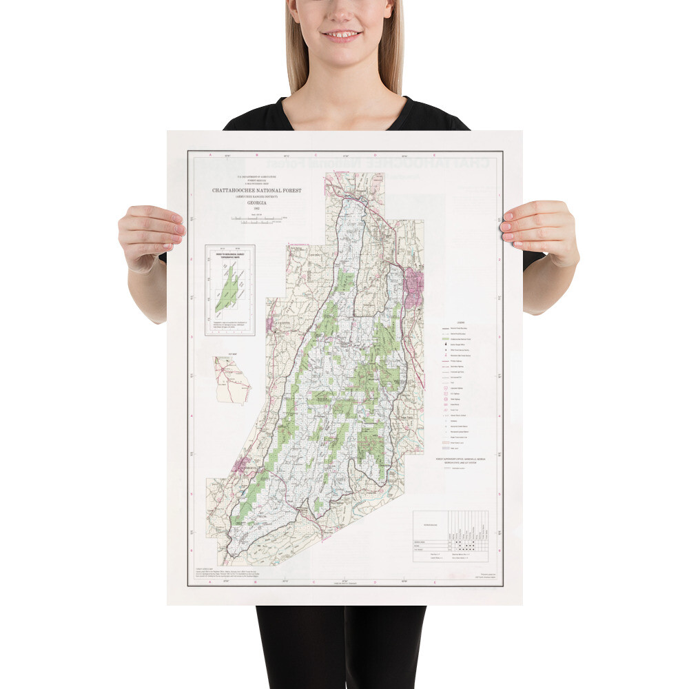 Georgia State Forest Maps Forest Park, Georgia (GA 30260) Profile: