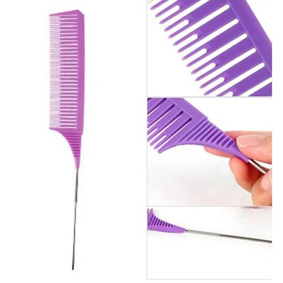 3pcs Sectioning Tailed Comb Set Highlighting Hair Styling Combs | eBay UK