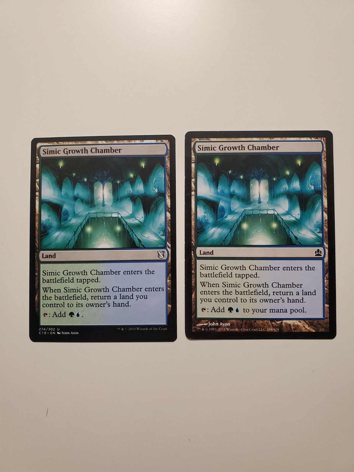 MTG Simic Growth Chamber Commander 2018 282/307 Regular Uncommon for ...