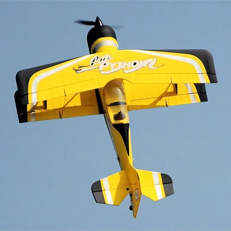 Dynam Pitts Python Model 12 Yellow 4S RC Aerobatic 3D Sport Biplane | eBay