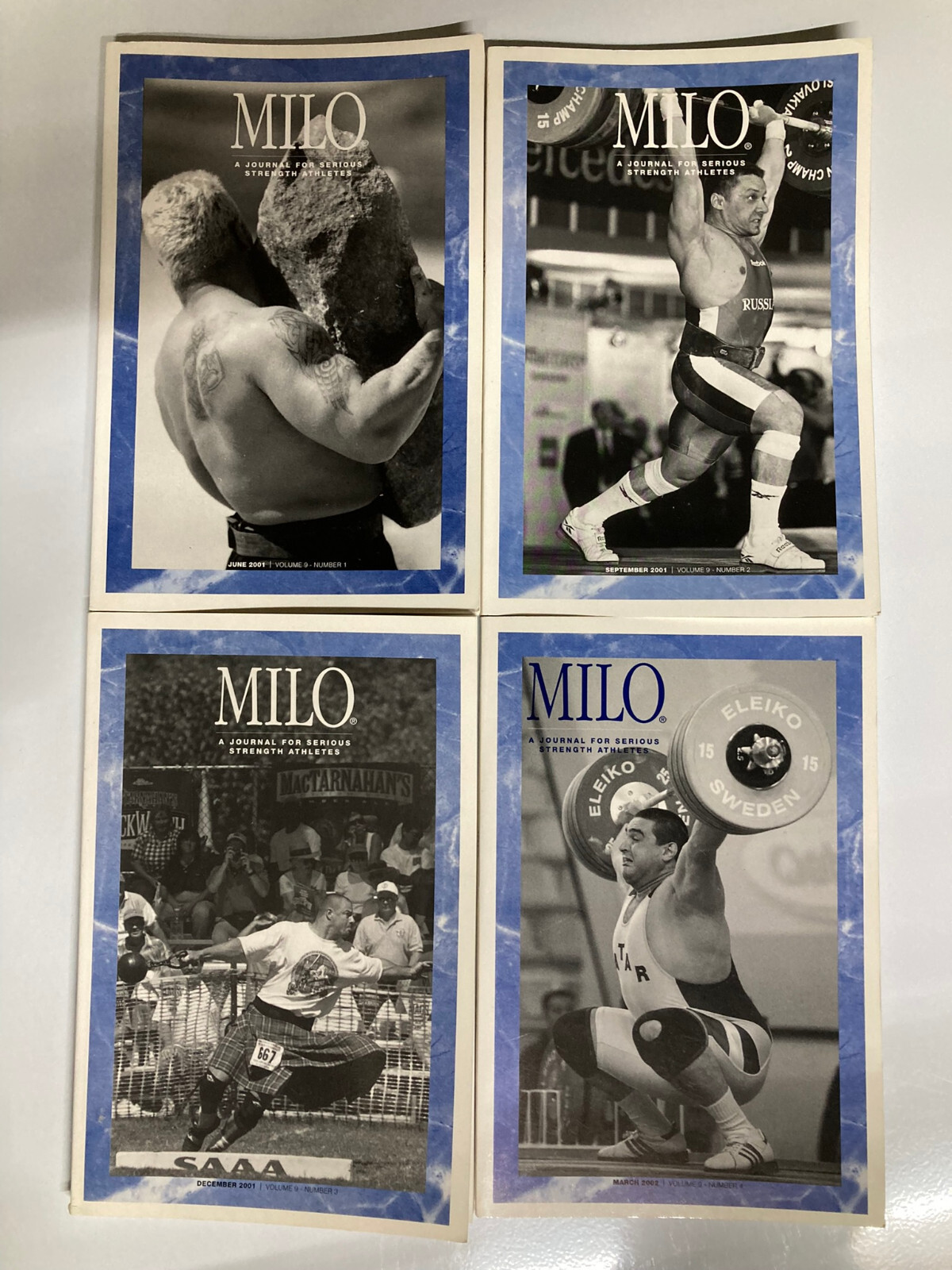 Vol 9:No 1, 2, 3, 4 Milo A Journal For Serious Strength Athletes ...