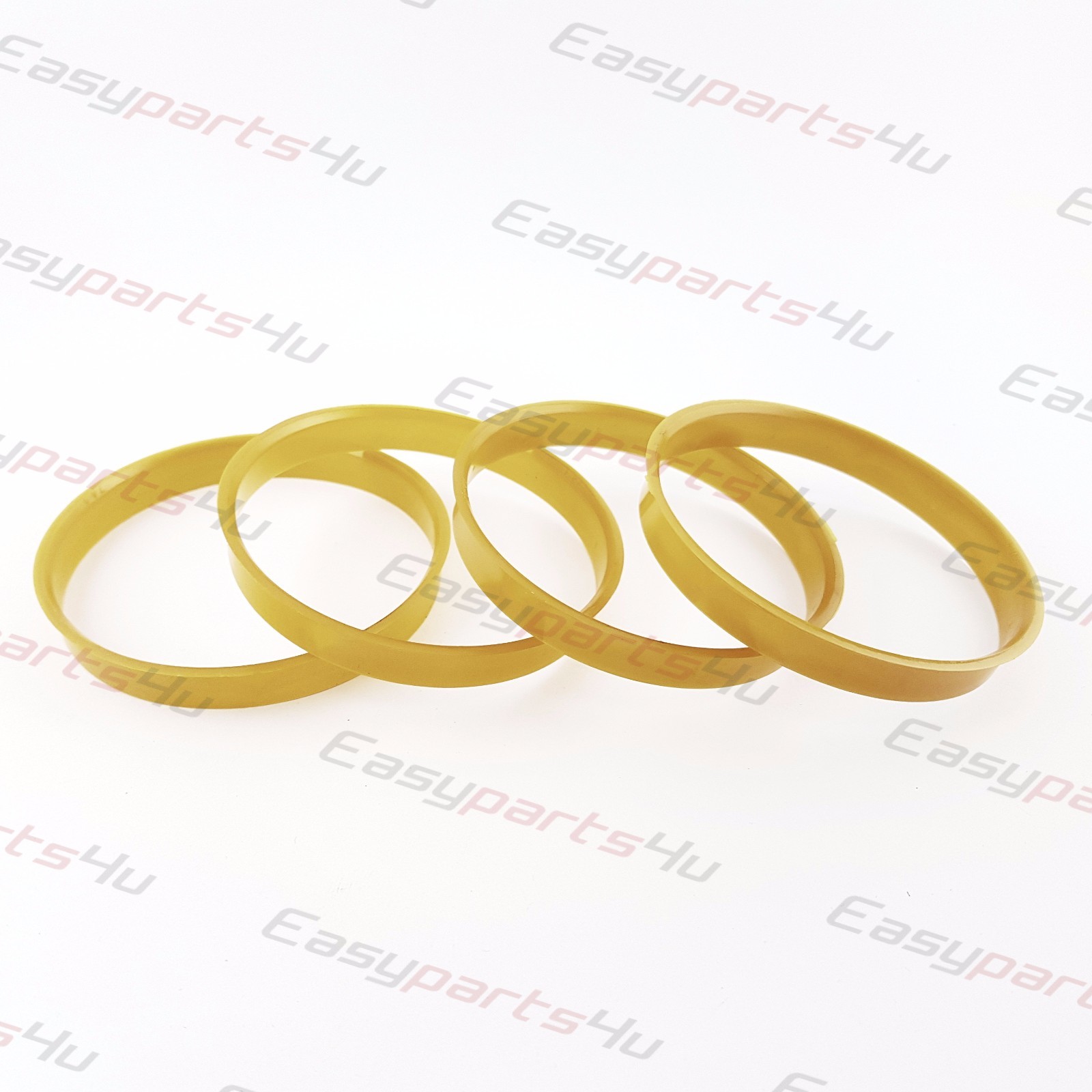 4x Spigot Rings 75,1 mm - 72,6 mm Conversion spigot rings for alloy ...