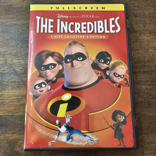 The Incredibles (DVD, 2005) Full Screen 2 Disc Collector's Edition ...