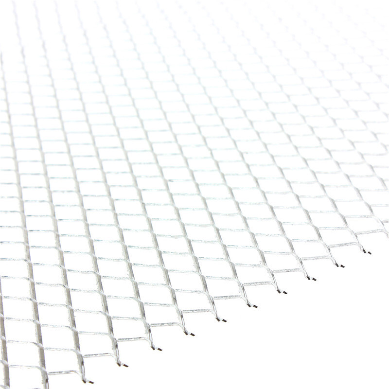 Universal Car Silver Grille Mesh Net Sheet Aluminum Rhombic Auto Grill ...