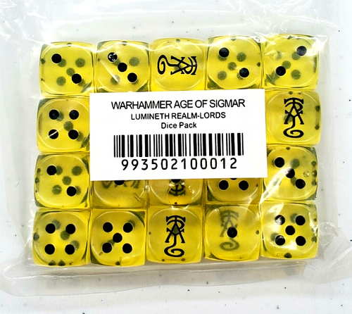Lumineth Realm-Lords Army Box 20 Dice Warhammer Sigmar | eBay