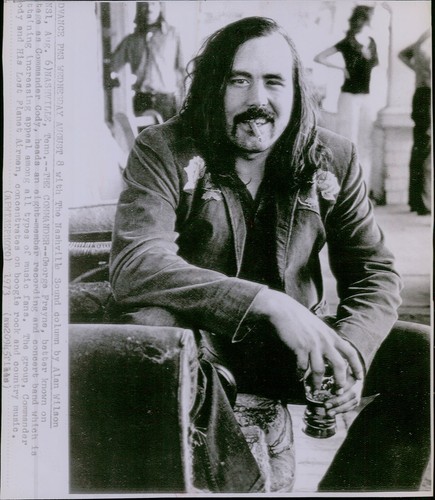 LG787 1973 Wire Photo GEORGE FRAYNE Commander Cody Lost Planet Airmen ...