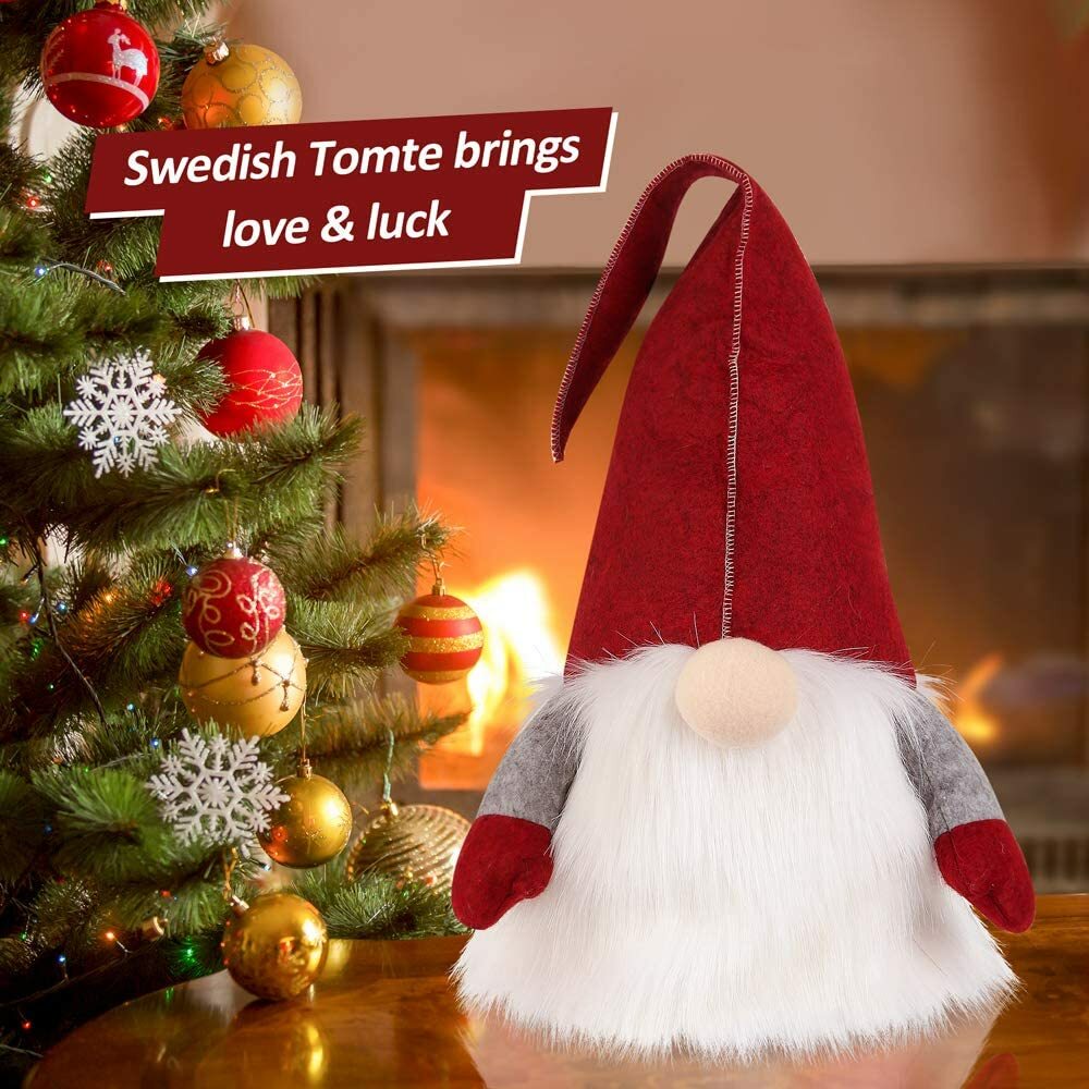 Swedish Christmas Gnome Swedish Christmas Tomte Stock Illustrations