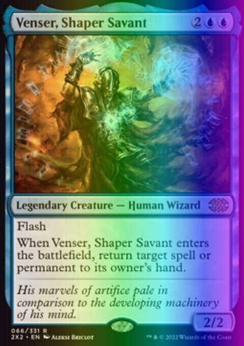 MTG Venser, Shaper Savant (66/686) Double Masters 2022 NM FOIL | eBay