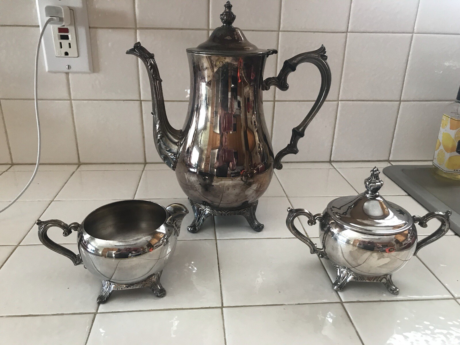 International Silver Co 3 piece tea set vintage | eBay