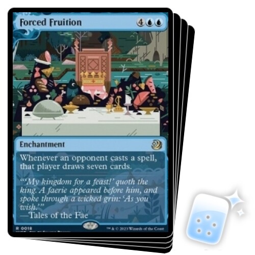 FORCED FRUITION X4 Wilds Of Eldraine: Enchanting Tales WOT Magic MTG ...
