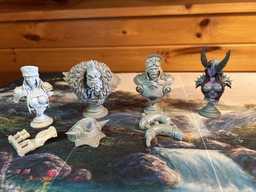 Privateer Press Warmachine Collector Busts Skarre, Sorscha, Nemo, Borka ...