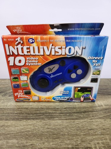 Intellivision 10 Game Retro Video Game System TV Power Plug in Play NEW ...