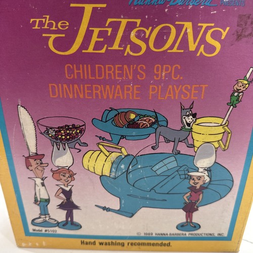 1989 Hanna Barbera The Jetsons Dinnerware Playset model # 5102 ...