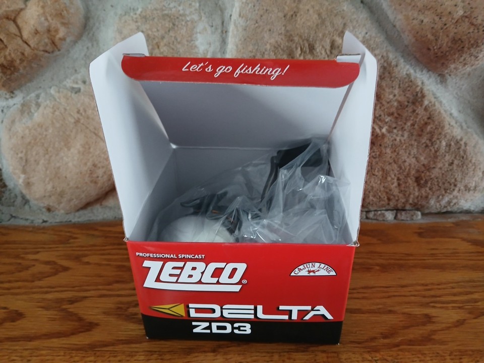 Zebco Delta ZD3 professional Spin Cast Fishing Reel Brand New 2.9:1 ...