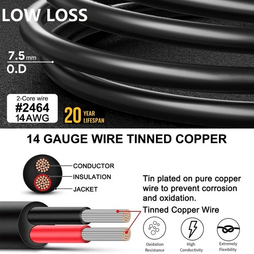 20Ft Jackery Extension Cable 14AWG 6M 8mm DC Power Plug fit Between ...