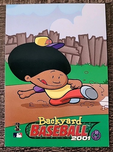 Backyard Baseball 2001 Card Dante Robinson Stretch 2000 Humongous ...