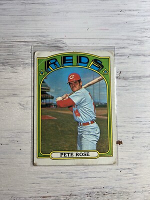 1972 Topps #559 Pete Rose Cincinnati Reds Hall of Fame | eBay