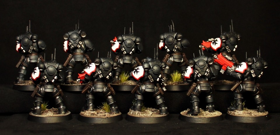 Black Templars Primaris Infiltrators painted Warhammer 40k Space ...