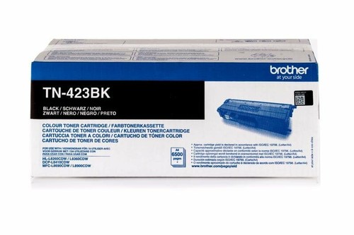 Genuine Brother TN423BK Black High Yield Toner Cartridge for HL ...