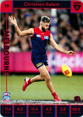 2023 MELBOURNE DEMONS AFL Card CHRISTIAN SALEM Teamcoach | eBay Australia