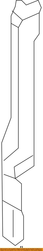 FORD OEM 15-23 Edge,MKX Radiator Support Air Deflector-Side Seal ...