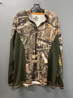 Mossy Oak Break Up Infinity Men’s Quarter Zip Long Sleeve Size Med | eBay