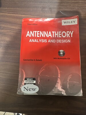 ANTENNA THEORY: ANALYSIS AND DESIGN, 3RD ED By Wiley India & Wiley ...