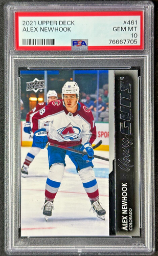Alex Newhook YG RC 2021-22 Upper Deck #461 Rookie Colorado Avalanche ...