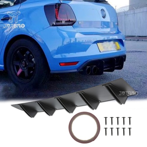 For Volkswagen Golf GTI Car Rear Diffuser Bumper Fins Spoiler Lip ...