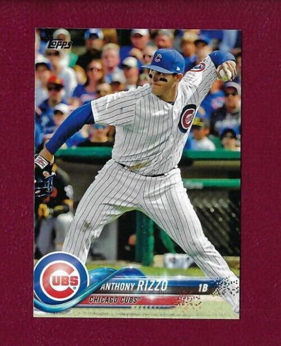 2018 Topps Series One #50 Anthony Rizzo Chicago Cubs Baseball Card | eBay