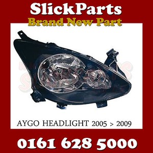 TOYOTA AYGO HEADLIGHT HEADLAMP 2009 2010 2011 2012 2013 2014 *NEW* | eBay