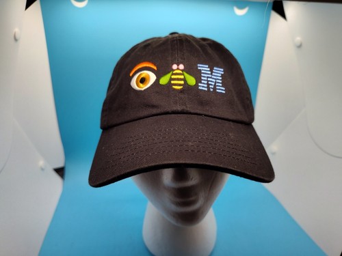IBM K Products Hat Eye Bee M Vintage Style Baseball Cap Computer Tech ...