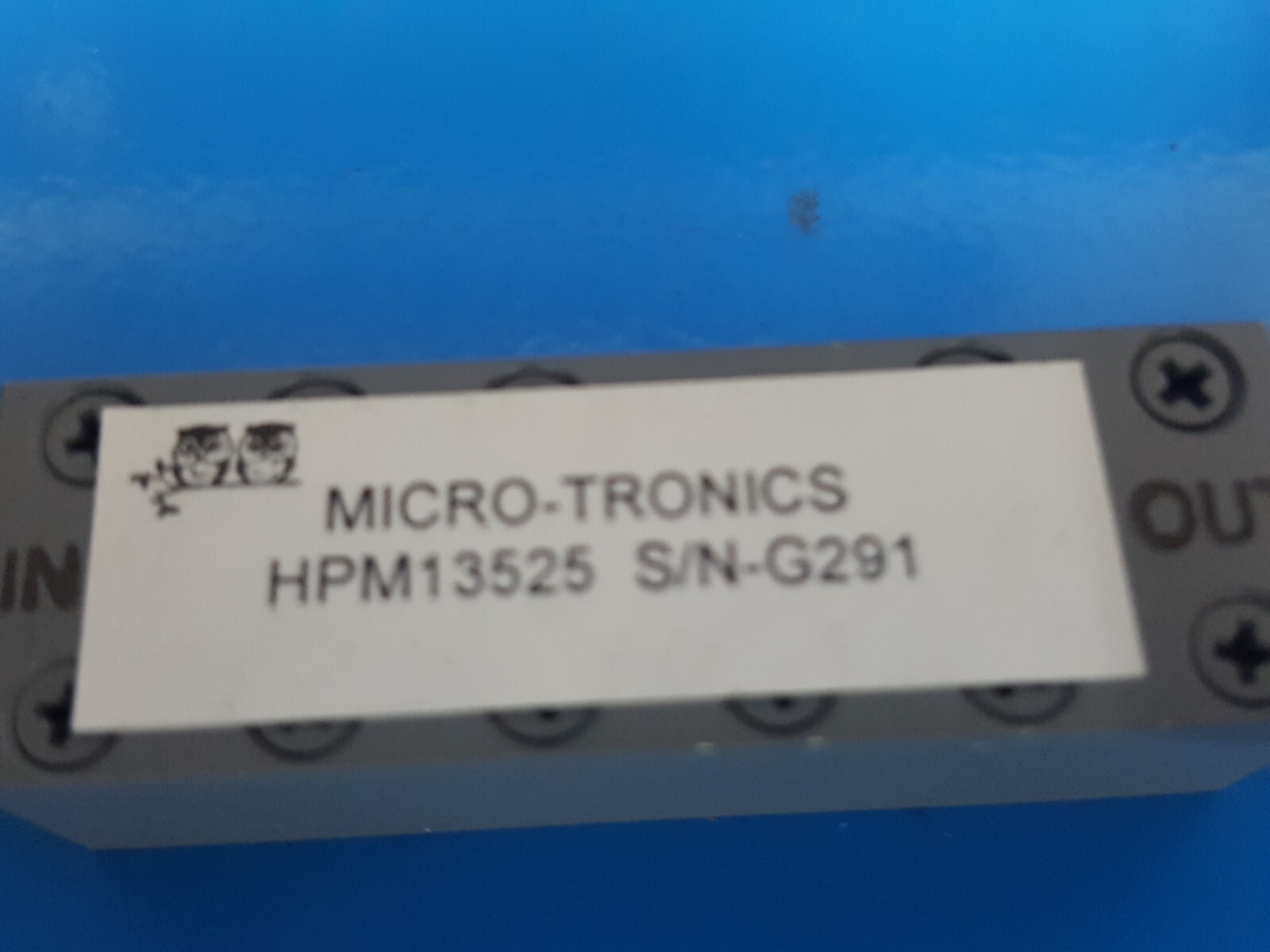 Micro-Tronics HPM13525: SMA High Pass Filter 1.5GHz (G291) | eBay