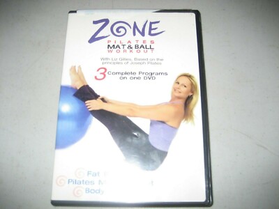 Zone - Pilates Mat and Ball Workout (DVD, 2001)Shelf1B DVD ...