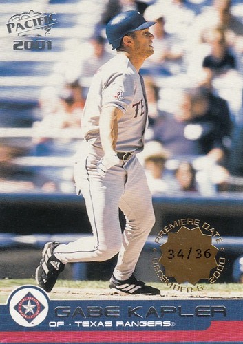2001 Pacific - Gabe Kapler #427 Premiere Date /36 for sale online | eBay